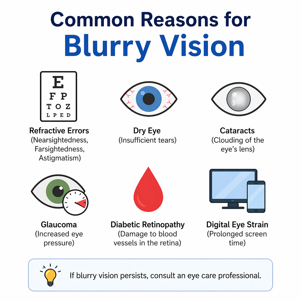Blurred Vision Causes & Treatment | Warning Signs Explained