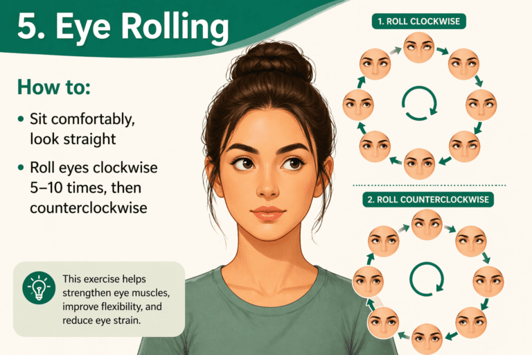 10 Eye Exercises to Improve Vision & Reduce Eye Strain