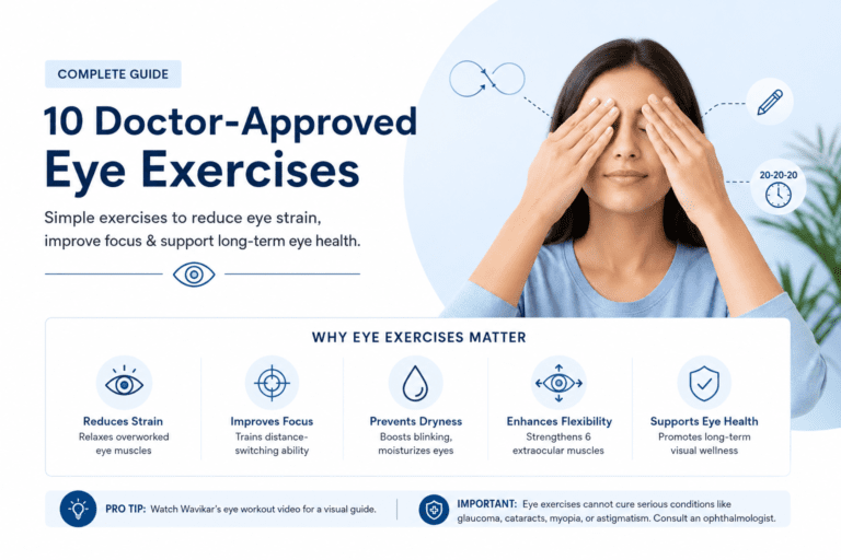 10 Eye Exercises to Improve Vision & Reduce Eye Strain